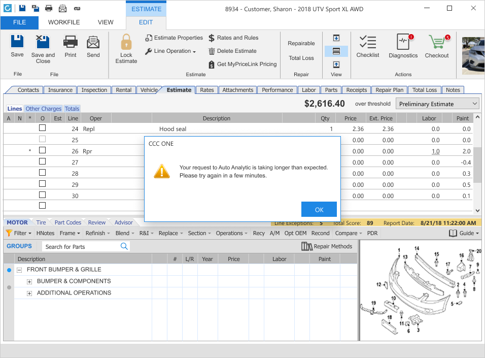 CCC ONE Repair Facilities release 57.0.0.12080 – CCC Knowledge Base